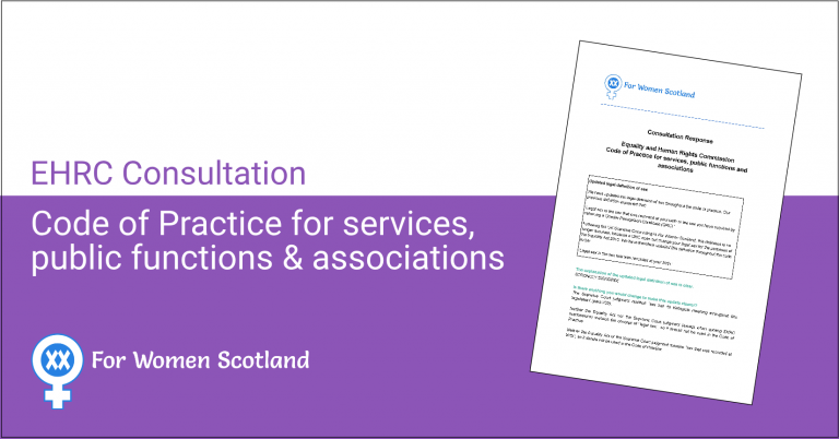 EHRC Code of Practice 2025 - For Women Scotland